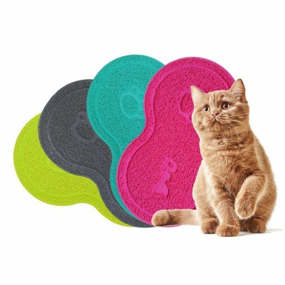 Buy 1pcs Pet Dog Cat Feeding Mat PVC Food Feed Placement Cat Toilet Mat ...