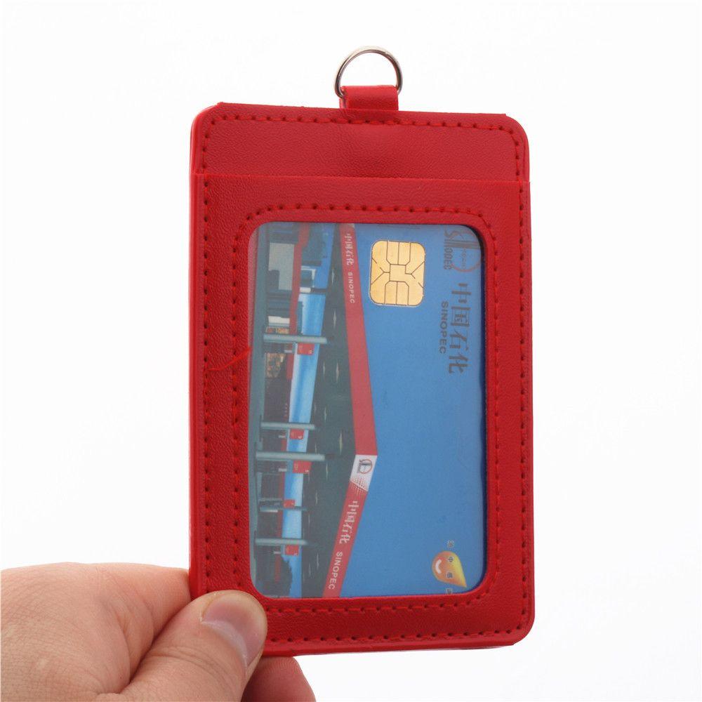 Buy Double Side Credit Card Badge Cover Key Ring Card Clips Card Case ...