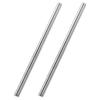 2Pcs Carbon Steel Solid Round Rod 8mm Rod Shaft Guide DIY Linear Motion ...