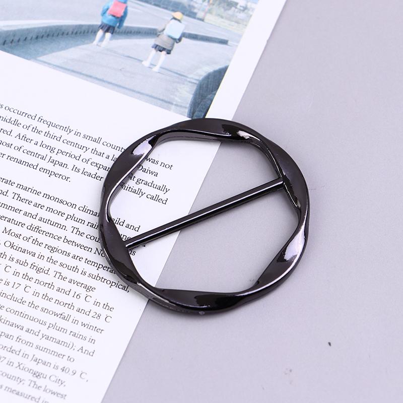 Buy Round Shape Elegant Tee Shirt Clips Scarf Buckles T Shirt Clip Ring ...