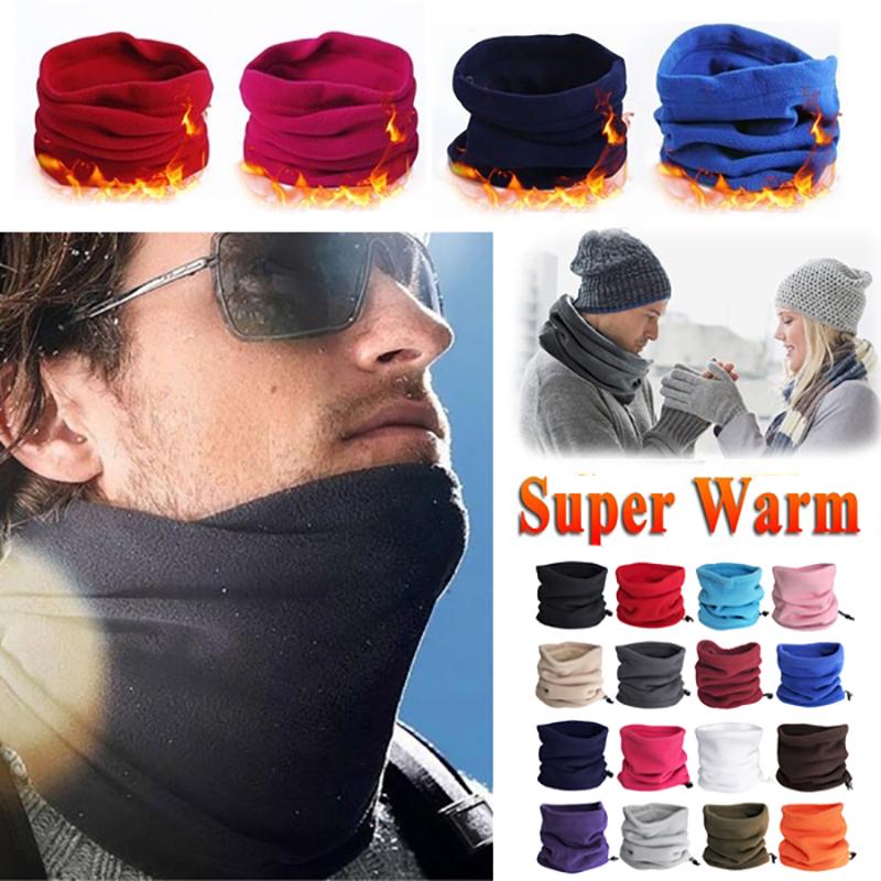 HOT 2PCS 3 In 1 Outdoor Multifunctional Scarf Unisex Men Women Thermal ...