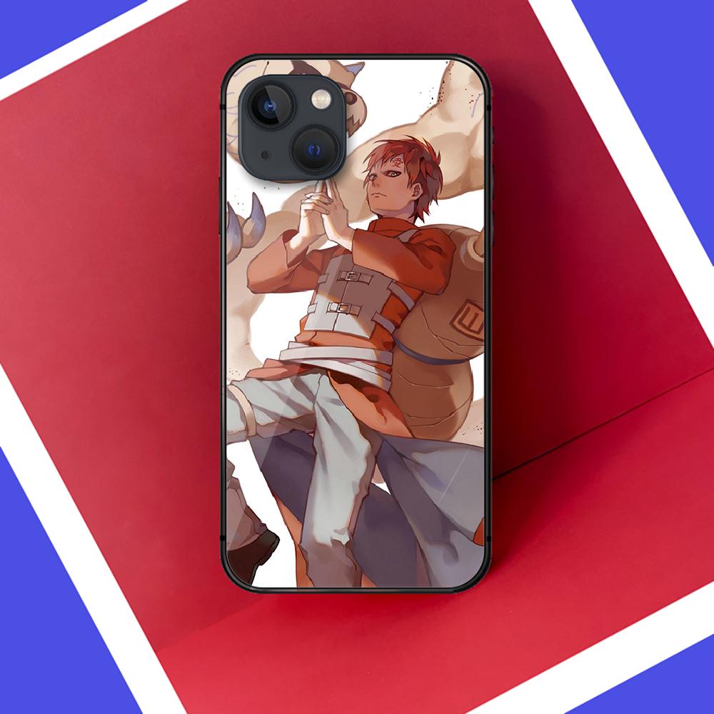 Buy Gaara Sand Anime Tempered Glass Phone Case For Iphone Samsung ...