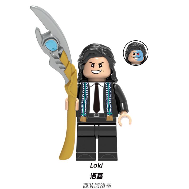 Buy Super Heroes Loki with Wand of Mind Laufey Frigga Asgard King Odin ...