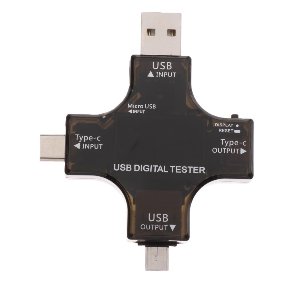 Buy USB Digital Meter Tester Multimeter Current Voltage Monitor Power ...