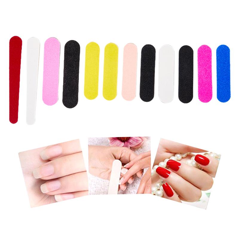 Buy 50Pcs/Set Nail Cleaning Care Kit Disposable Mini Nail File Sticks ...