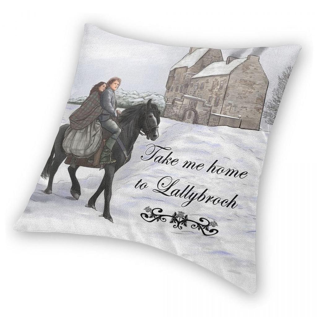 Cheap Take Me Home To Lallybroch Outlander Square Pillowcase Polyester ...