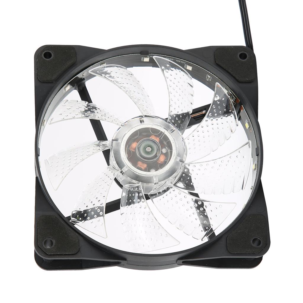 Cheap Cooling Fan Glowing Cool Large Air Volume LED 12cm Shockproof ...