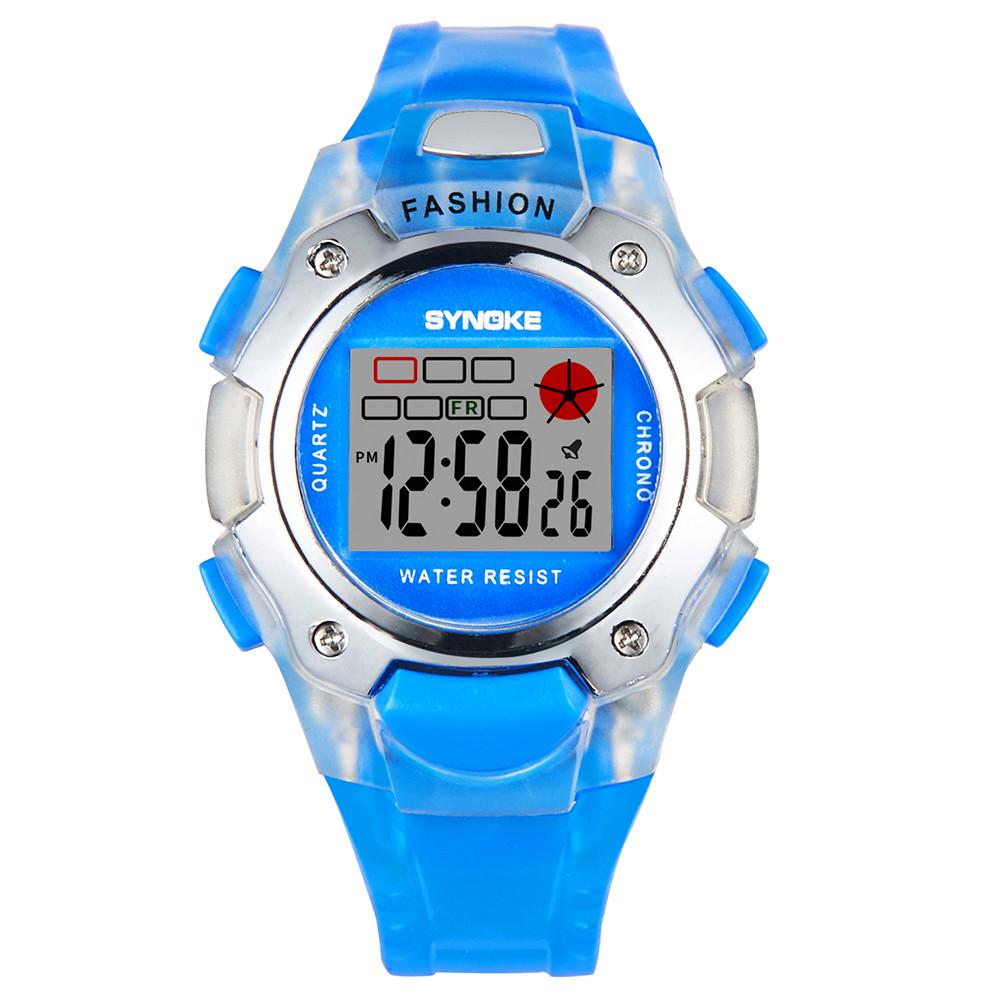 SYNOKE Multi-Function 30M Waterproof LED Digital Double Action Watch ...