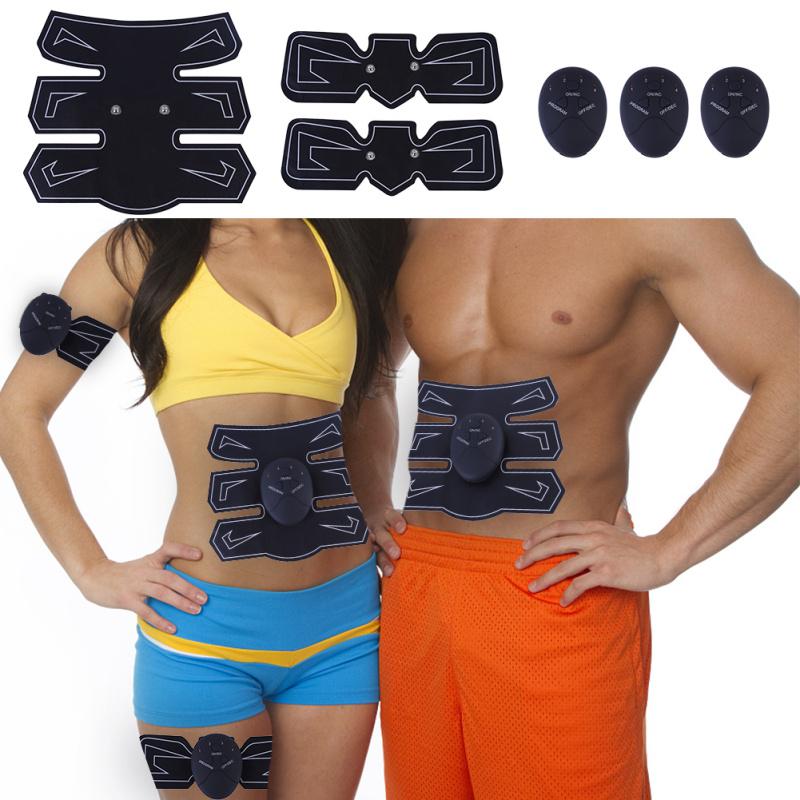 Belly Muscle Sticker Abdominal Trainer Training Belt Ems Muscle Trainer ...