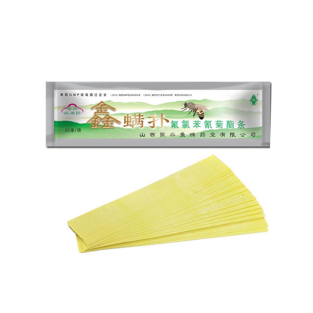 Buy Bee Mite Medicine Strip 20 Pieces Bee Mite Acaricide Killer ...