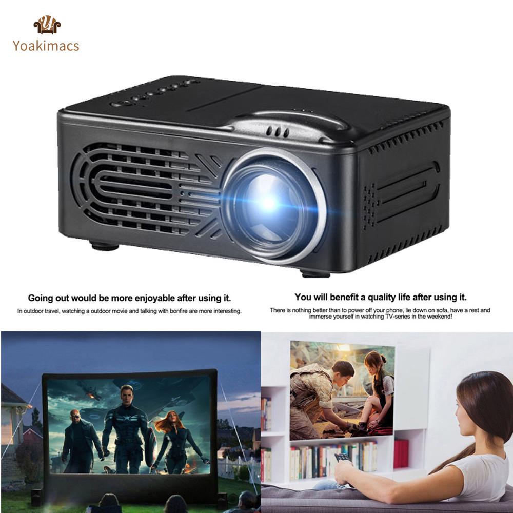 Buy 700 Lumens 1080P Full HD Mini Projector LED Multimedia Home Theater ...