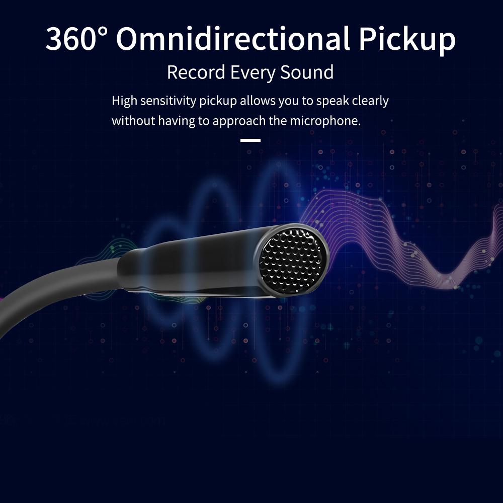 Buy Desktop Microphone Wired Recording Microphone 360 Degrees ...