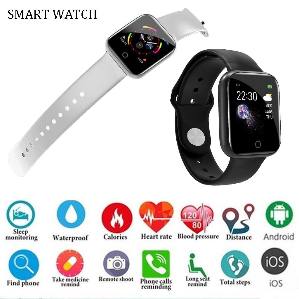 I5 Smart Watch Men Women Smart Watch Blood Pressure Heart Rate Monitor ...