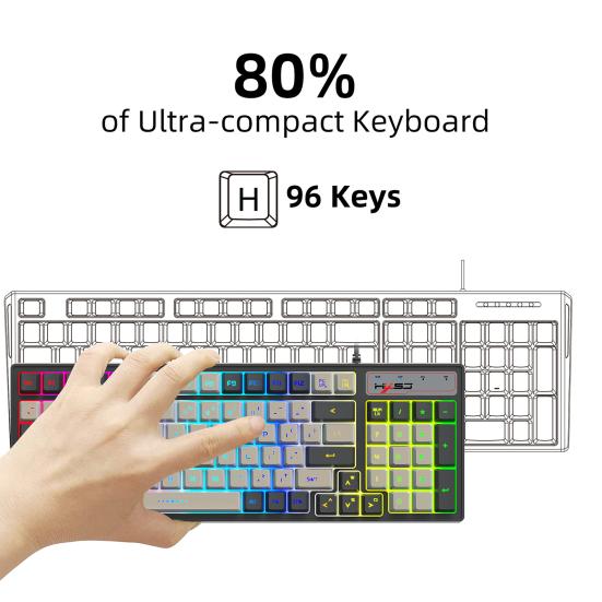 Buy Office Keyboard Shock-proof Plug Play Lightweight High-quality 96 ...