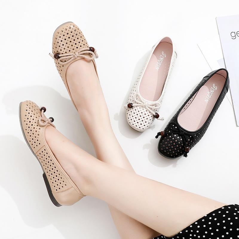 Buy Fashion Women Shoes Genuine Leather Loafers Women Casual Shoes Soft ...