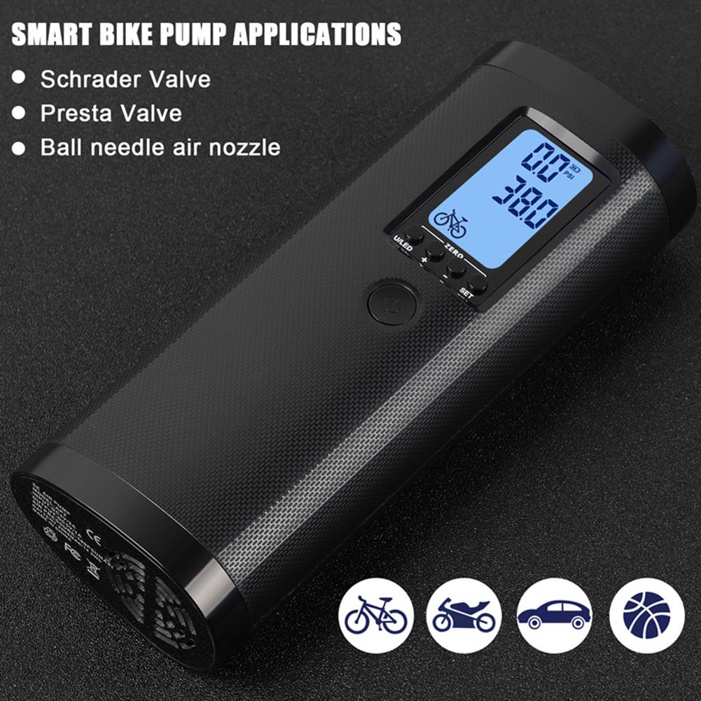 Buy Bike Air Compressor Smart Multi-functional Inflator Portable Power ...