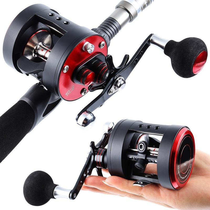 Buy Baitcasting Fishing Reel Trolling Fishing Line Wheel 360° Rotating ...
