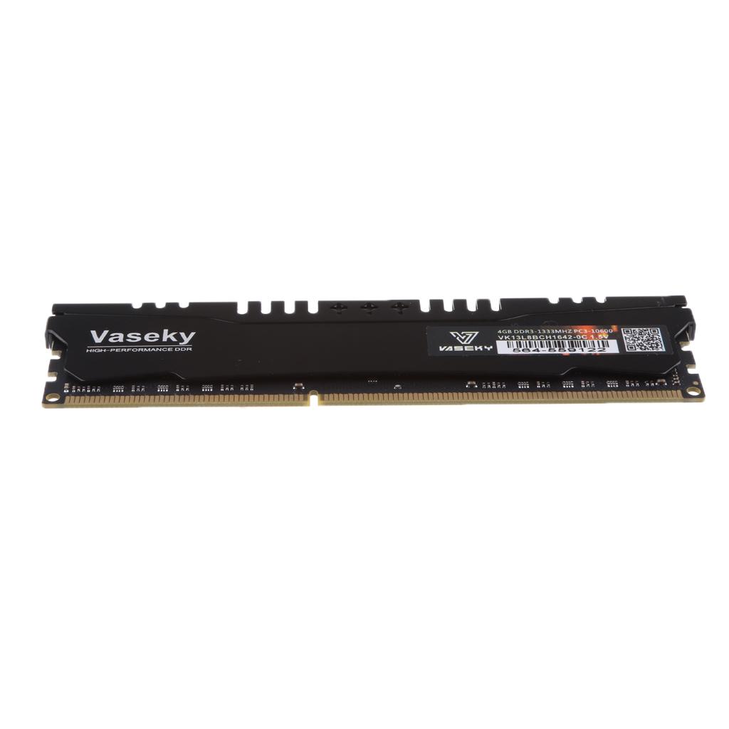 Buy Black Portable 4G DDR3 Game RAM 1333MHZ Desktop Memory Card 4G-1333 ...