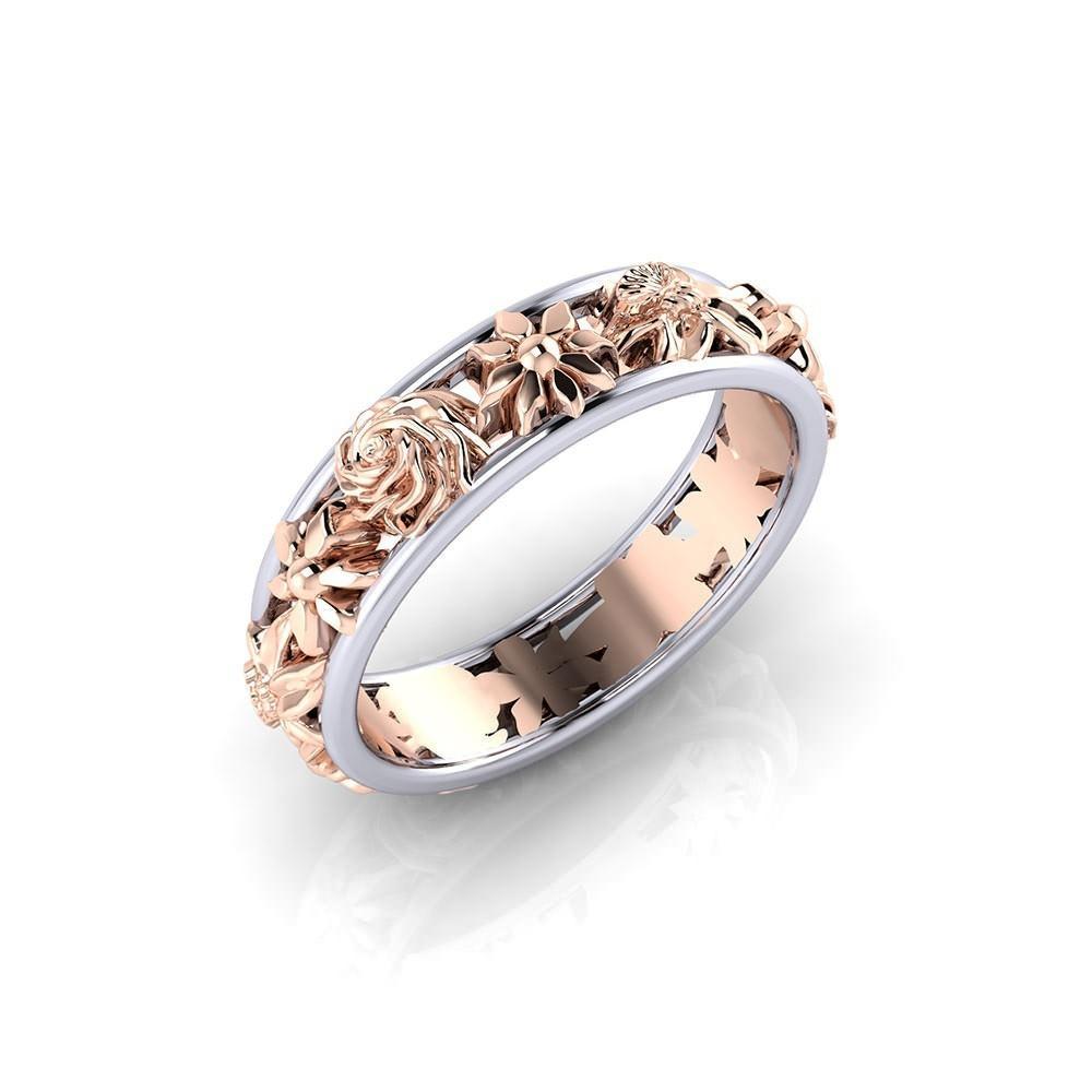 Buy Fashion Luxury Engagement Wedding Silver Color Ring at affordable ...