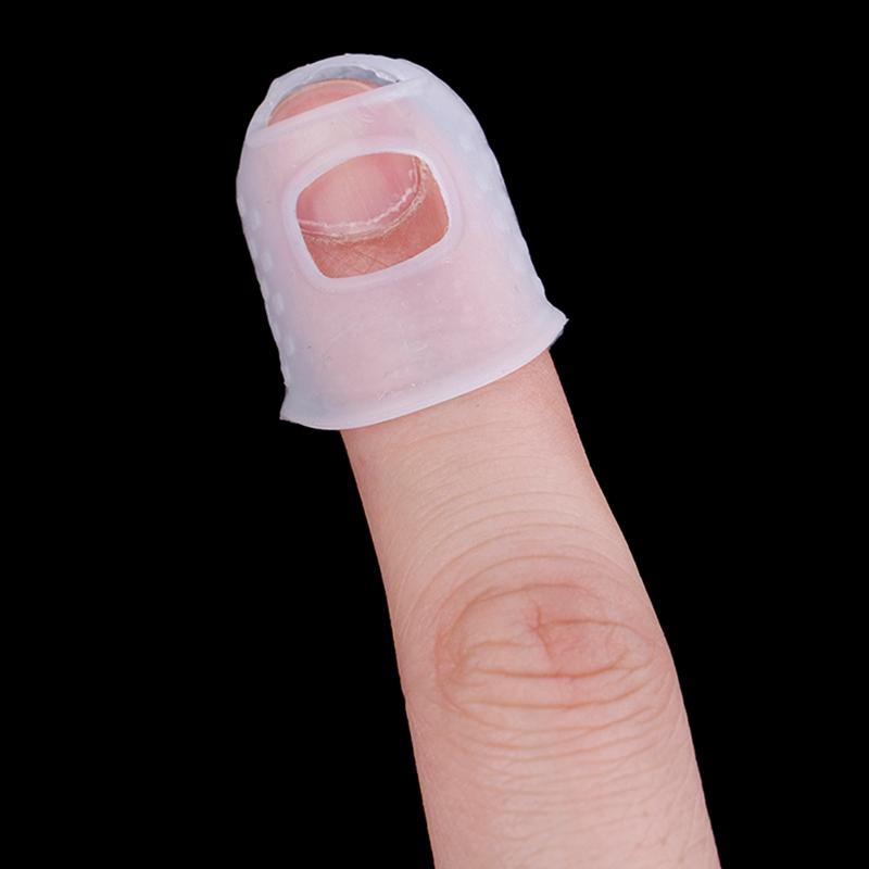Buy Guitar Fingerstall Silicone String Finger Guard Protection For ...