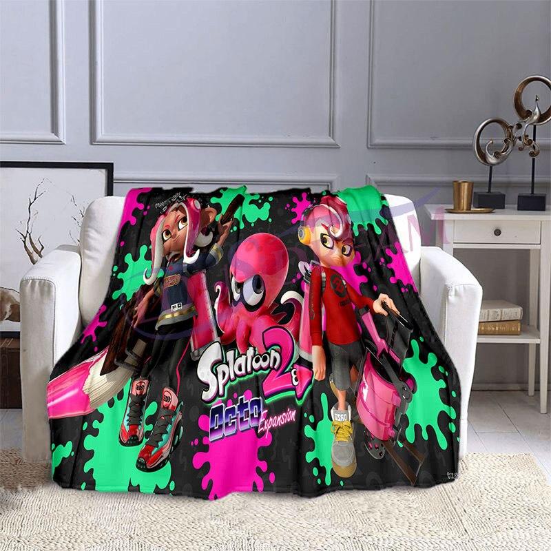 Cheap My Gaming Blanket The Latest Fashion 3d Printing Splatoon Pattern ...