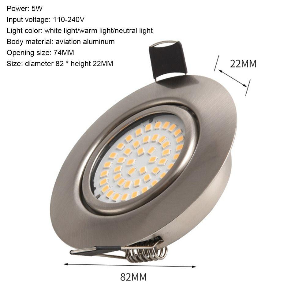 Buy Angle Adjustable 70MM Lamps And Lanterns Ceiling Lamp LED Embedded ...