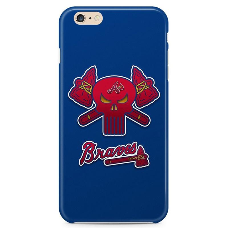 Buy Atlanta Braves Baseball Logo iPhone 4 5 6 7s Plus 8 X Case Samsung ...
