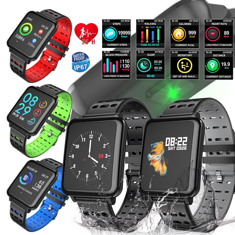 Buy Watches Waterproof IP67 Sports Watch Heart Rate Monitor Calendar ...