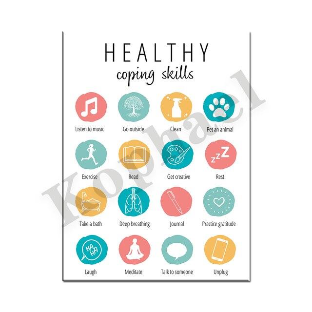 Satın alın Healthy Coping Skills Communication Mental Health School ...