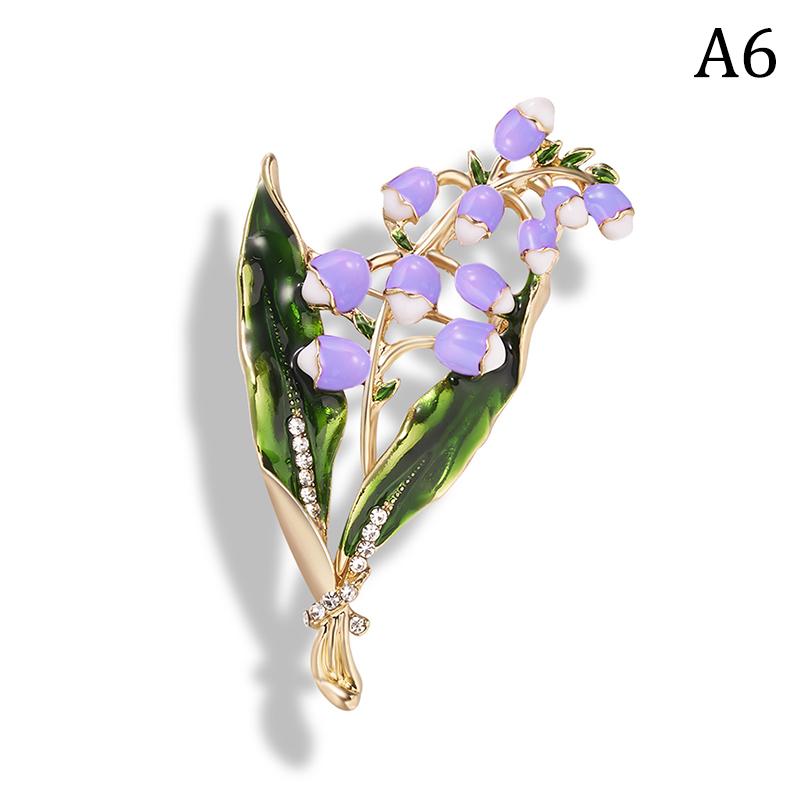 Buy Rose Flower Brooch Ladies Elegant Bouquet Lapel Pin at affordable ...