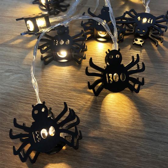 Buy Practical Creative Spider Shape Halloween Lights Living Room ...