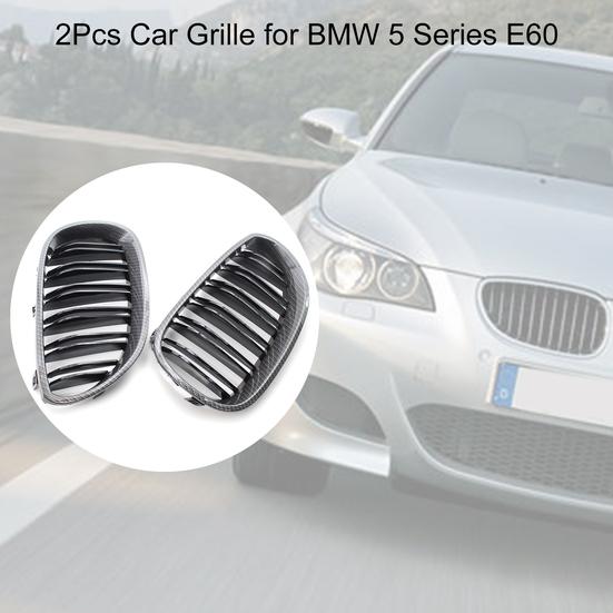 2Pcs Car Grille 51712155446 51712155447 51137065701 BMW 5 uygun fiyatlı ...