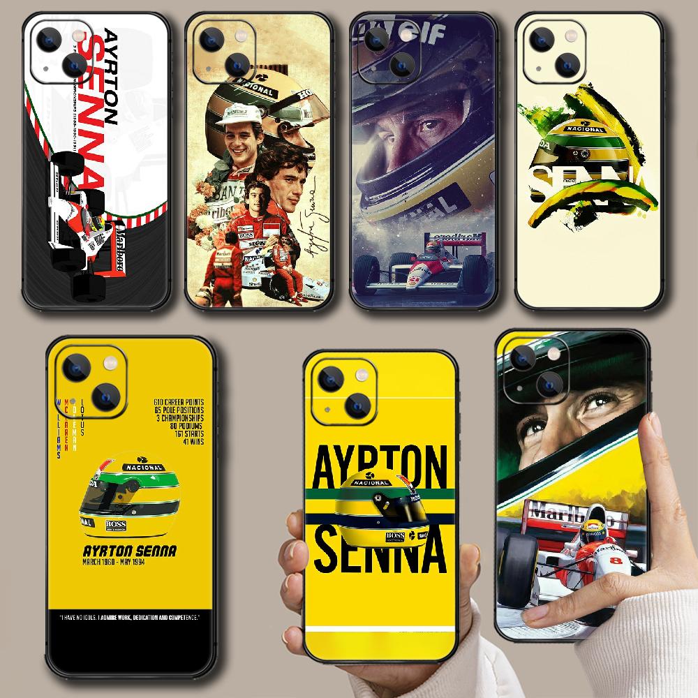 Buy Ayrton Senna Silva F1 Racing Phone Case For Iphone Xiaomi Mi Redmi ...