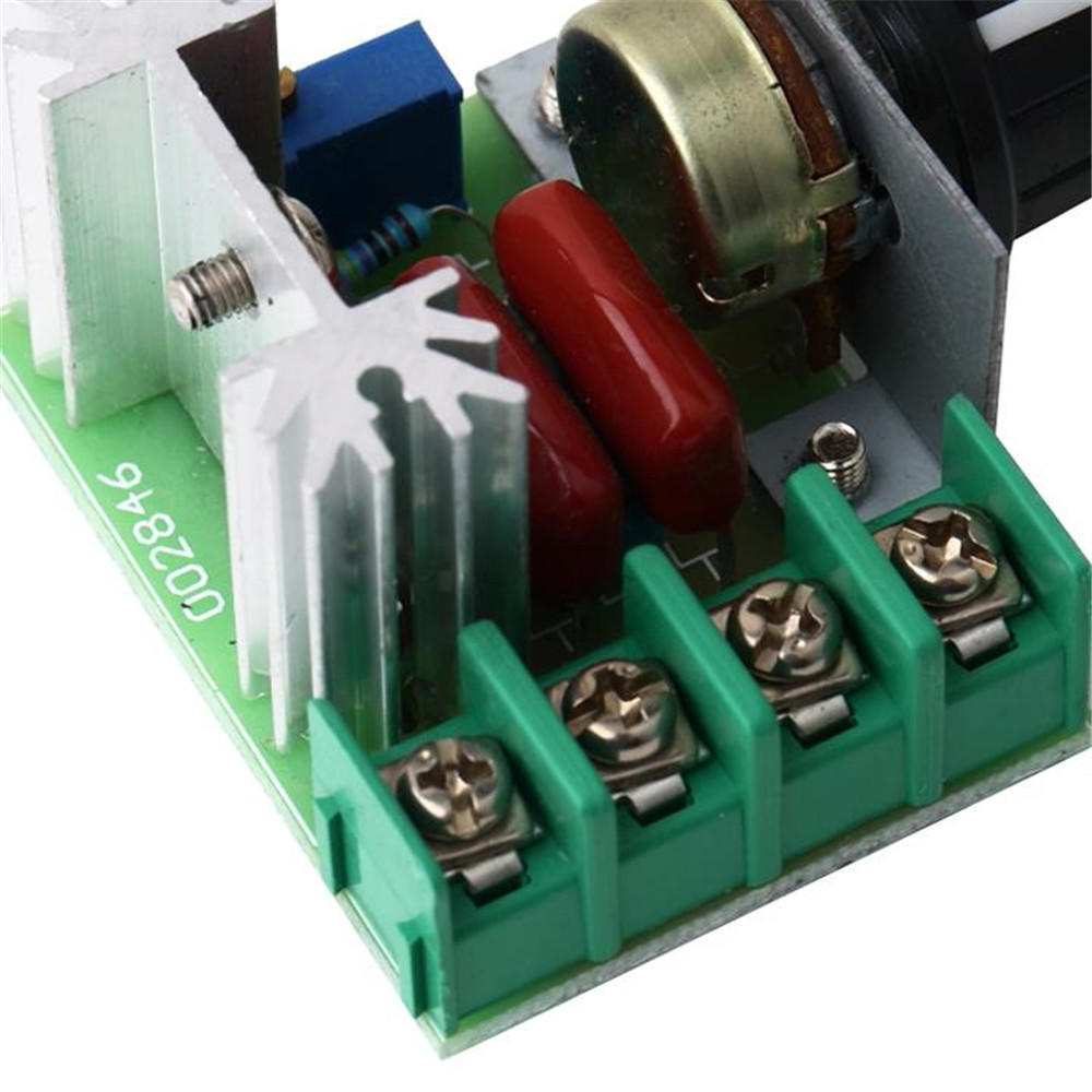 Buy Dimmers High Power 2000W 220V Speed Controller SCR Voltage ...