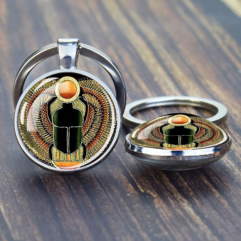 Buy Egyptian Ankh Pharaoh Pyramid Keyring Ancient Egypt Culture Sphinx ...