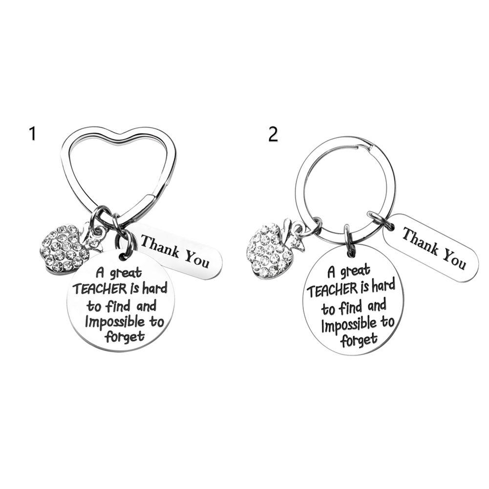 Buy Gifts Apple Diamond Key Ring Teacher Gifts Keychain Key Chain ...