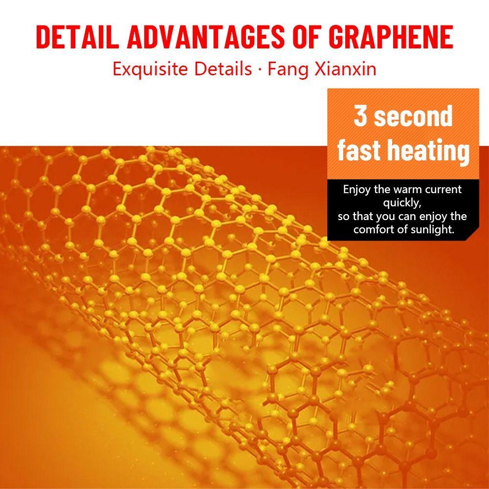 Buy 3 Styles Graphene USB Heater Pad Electric Heating Sheet Clothes ...