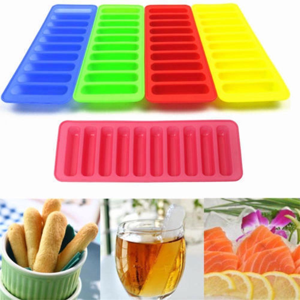 Buy Kitchen Gadgets Silicone Ice Cube Tray Mold Ice Mould Fits for ...