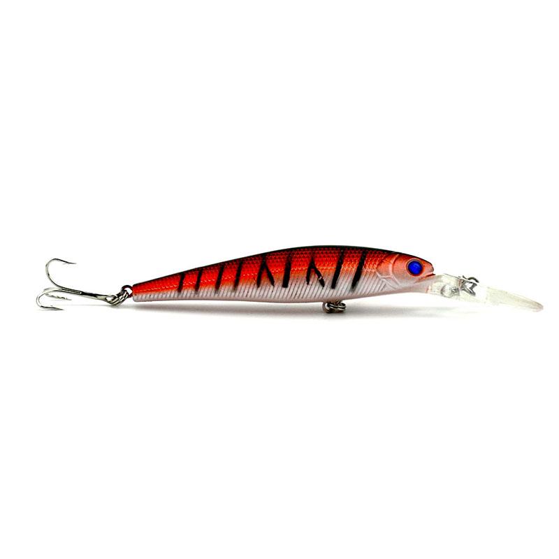 Cheap HENGJIA 1pc Minnow Fishing Lure Wobbler Lifelike Bass Trout Pike Bait Hard Plastic Fishing ...