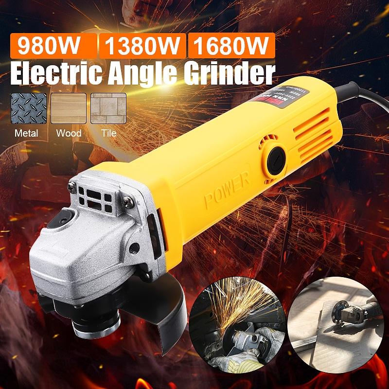 Buy Angle Grinder 220V/50Hz 980W Electric Grinding Heavy Duty Cutting ...