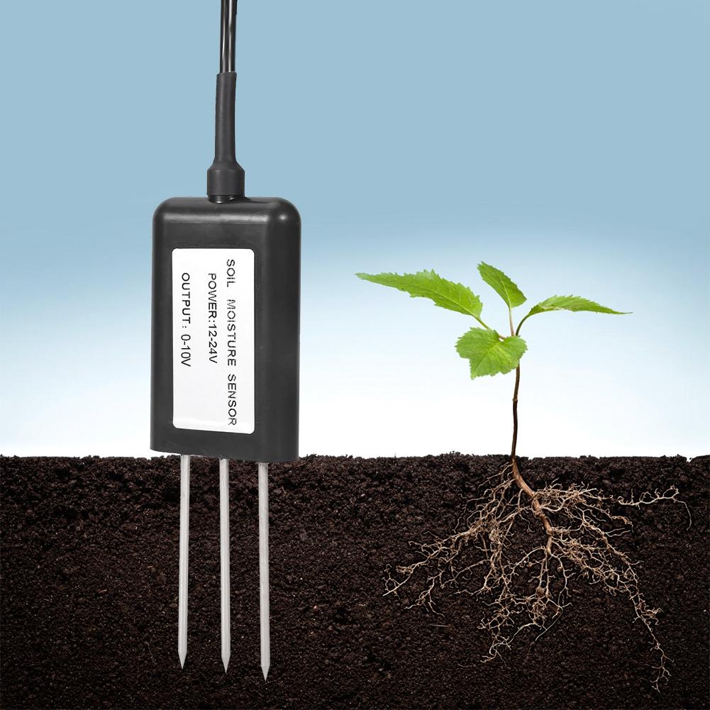 Buy 0-10V 2-In-1 Soil Temperature Humidity Sensor Soil Moisture Sensor ...