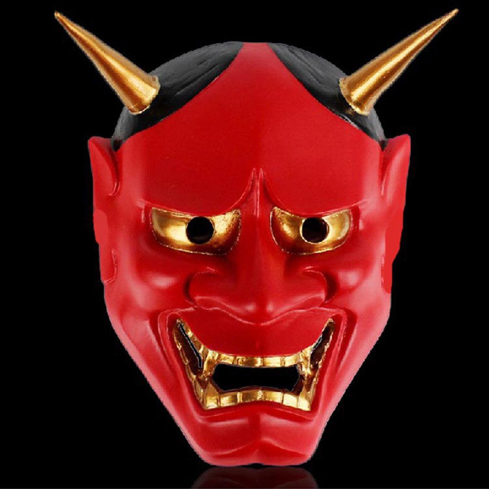 Japanese Buddhist Evil Oni Noh Hannya Mask Resin Halloween Costume ...