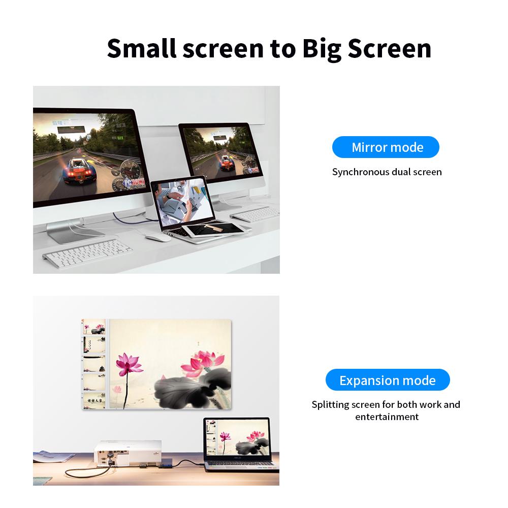 Buy Usb To Vga Adapter 1080p Ultra Hd Usb3.0 Video Adapter Screen ...