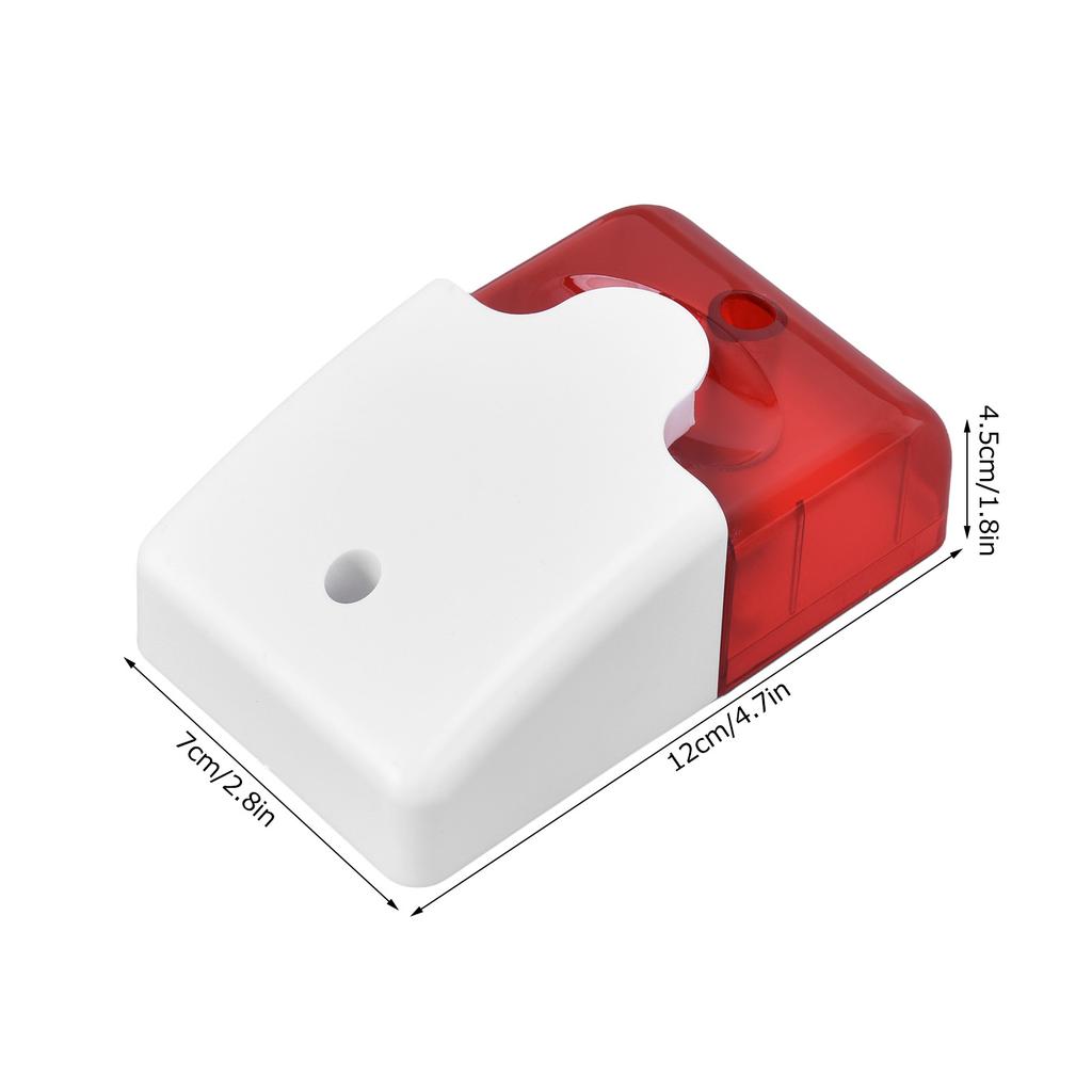 Cheap Mini Strobe Siren Wired Alarm Strobe Flashing Light Horn Flash ...