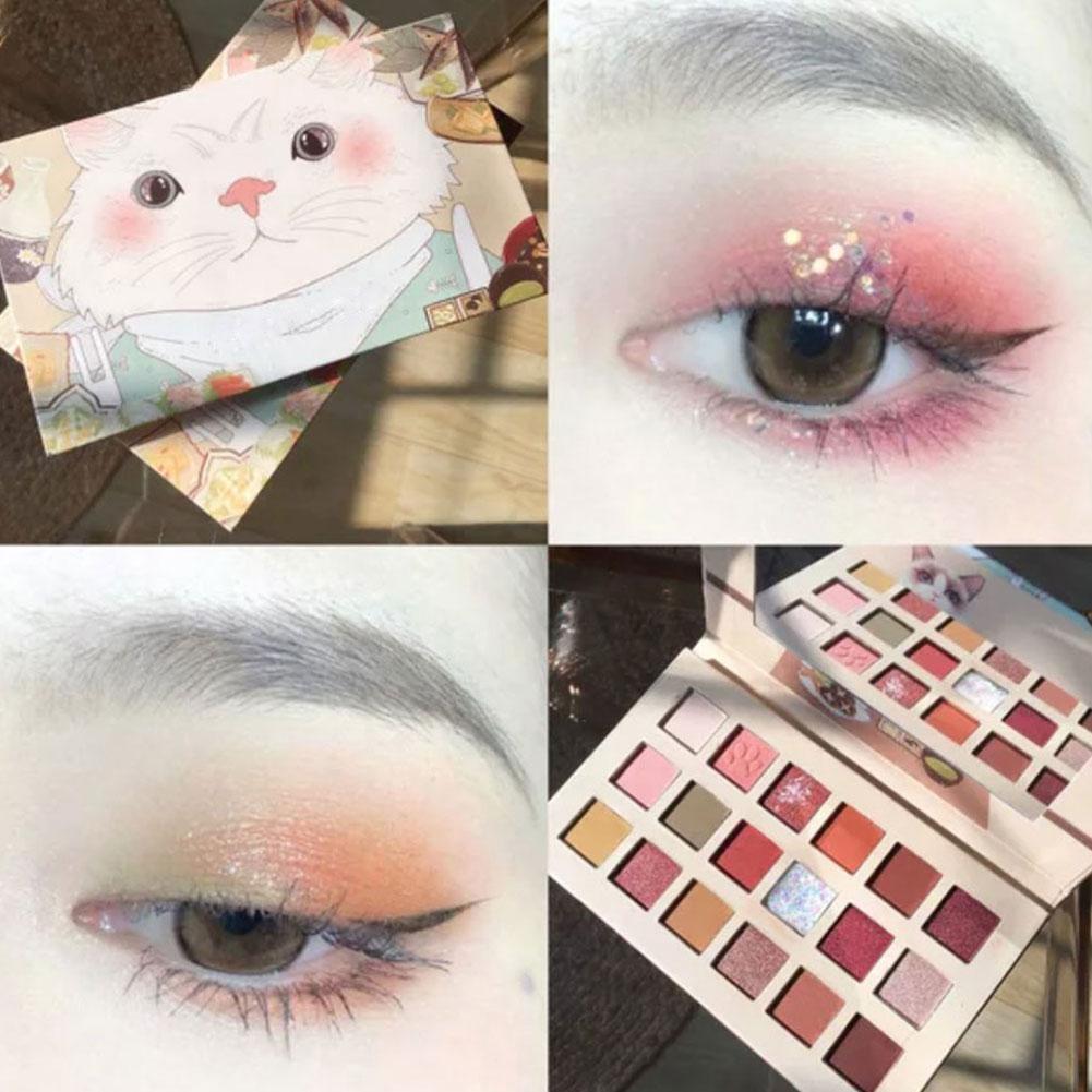 Buy 18colors Cat Eyeshadow Palette Super Fire Shimmering Affordable ...