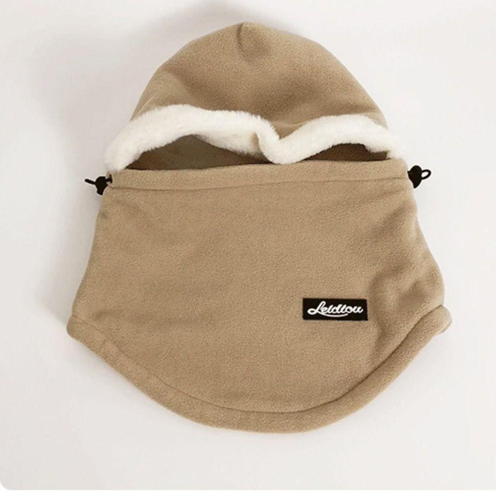 Neck Protection Face Mask Pullover Cap Balaclava Cap Breathable Plush ...