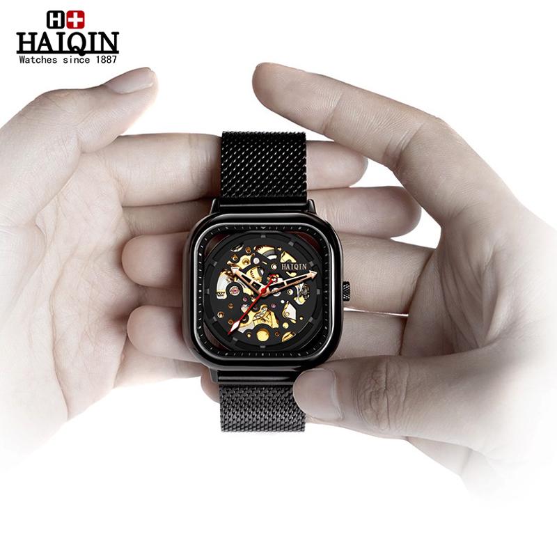 Buy HAIQIN New Mens Watches Waterproof Automatic Mechanical Watch Men ...