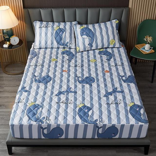 Купить Водонепроницаемый наматрасник с эластичной простыней, однотонные ...