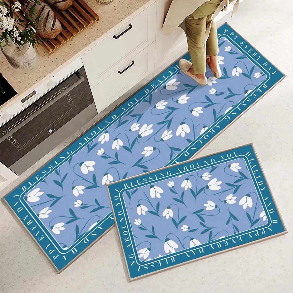 Cheap Fashion household kitchen floor mat, cover mat. Non-slip water ...