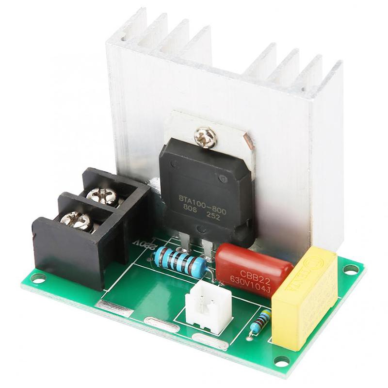 Buy 8000W AC 0-220V Voltage Regulator High Power SCR Motor Fan Speed ...